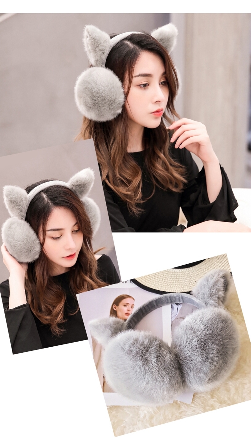 Kawaii Clothing Cat Earmuffs Headband Hairband Ears Harajuku Pet on Luulla